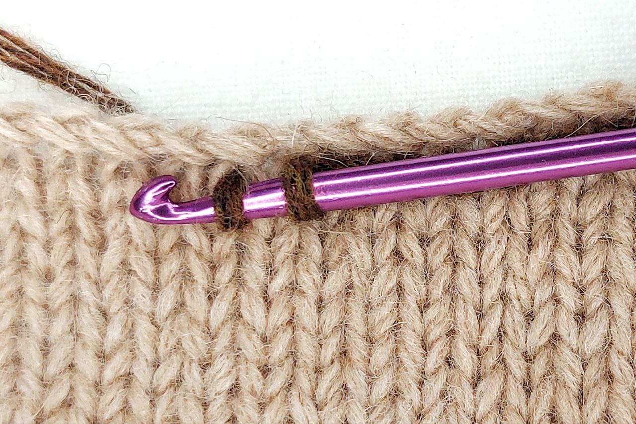 Chain stitch as a basis for making a collar and crewneck band – sitalkina